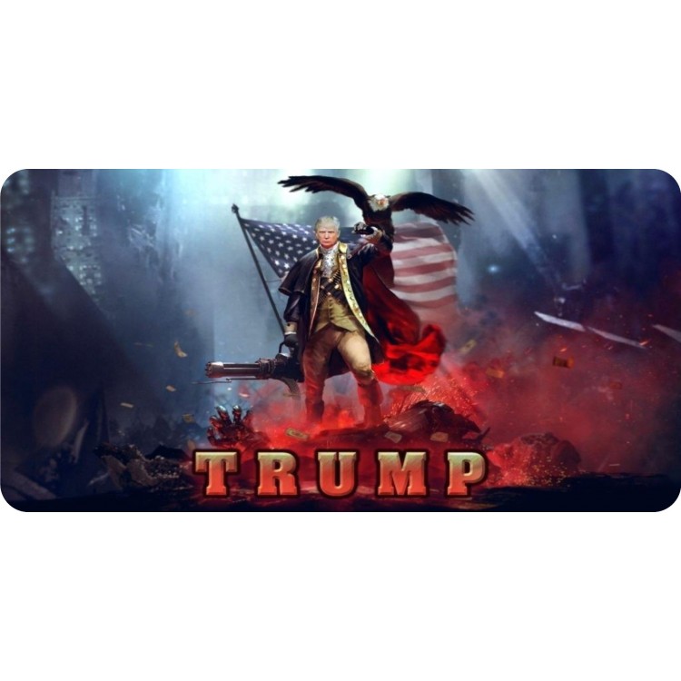 Donald Trump Patriotic Photo License Plate