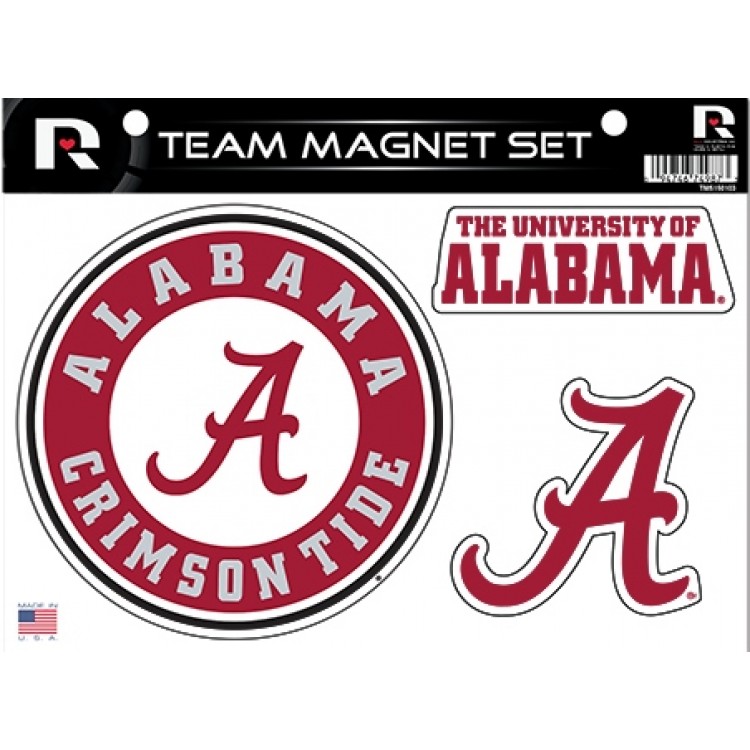 Alabama Crimson Tide Team Magnet Set